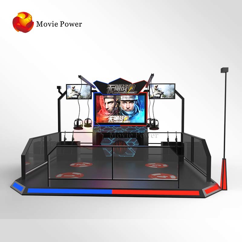 Simulador de aço da máquina de jogo do tiro do material VR com vidros ...